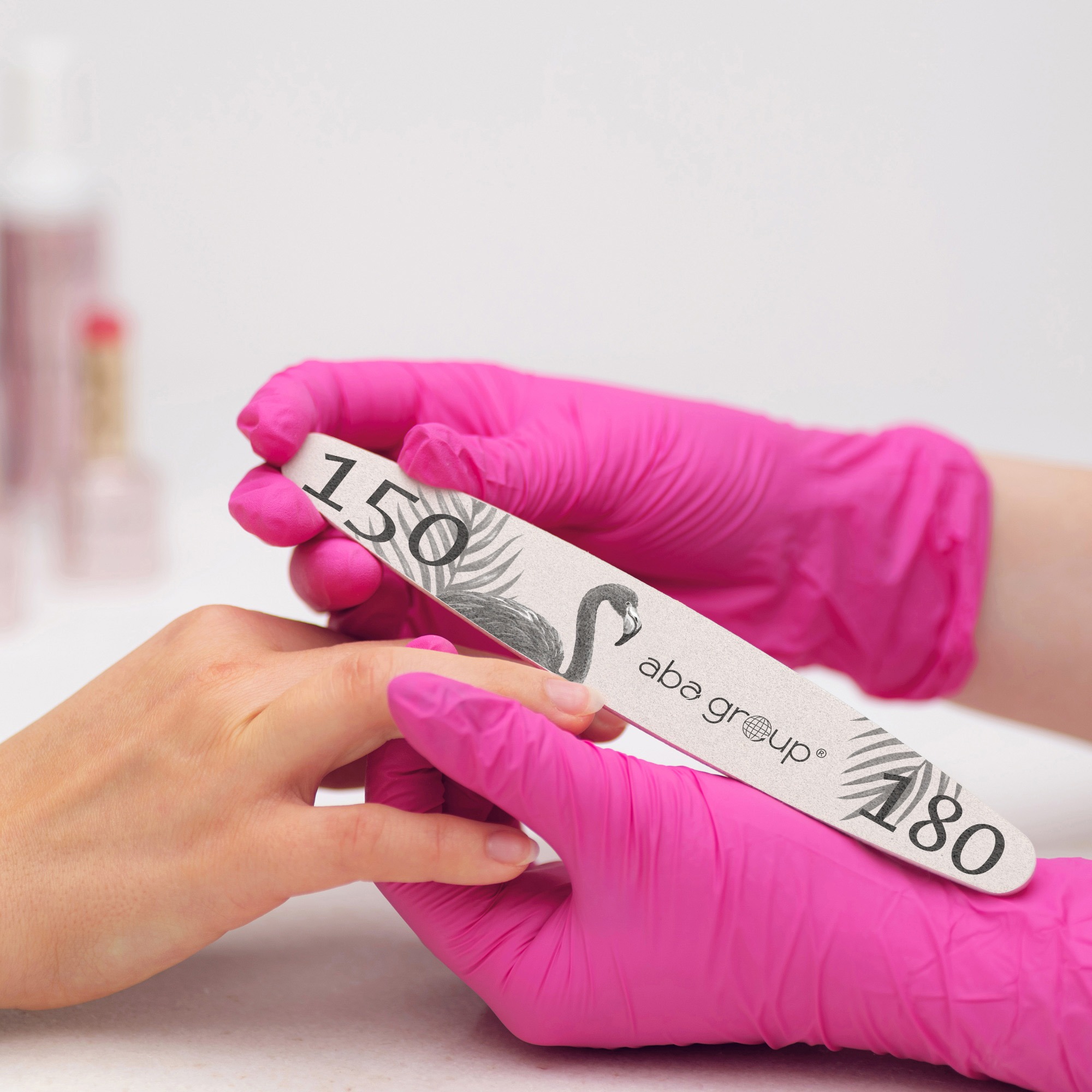 Aba Group BEZPIECZNY PAKIET Pilnik do paznokci ELIPSA 150/180 STANDARD ...