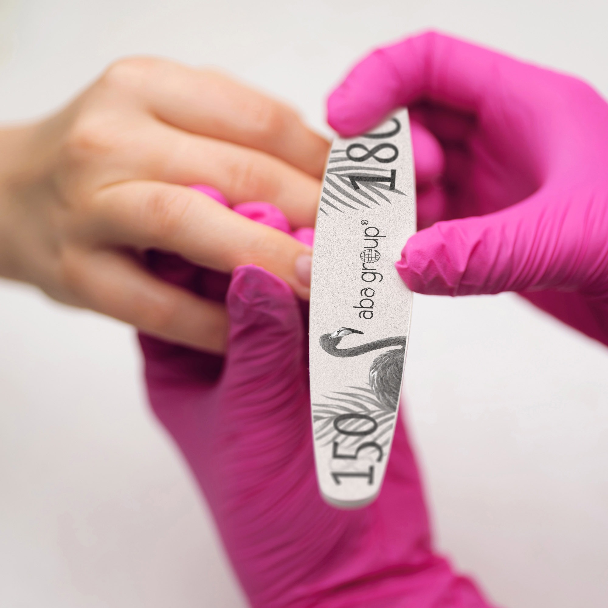 Aba Group BEZPIECZNY PAKIET Pilnik do paznokci ELIPSA 150/180 STANDARD ...