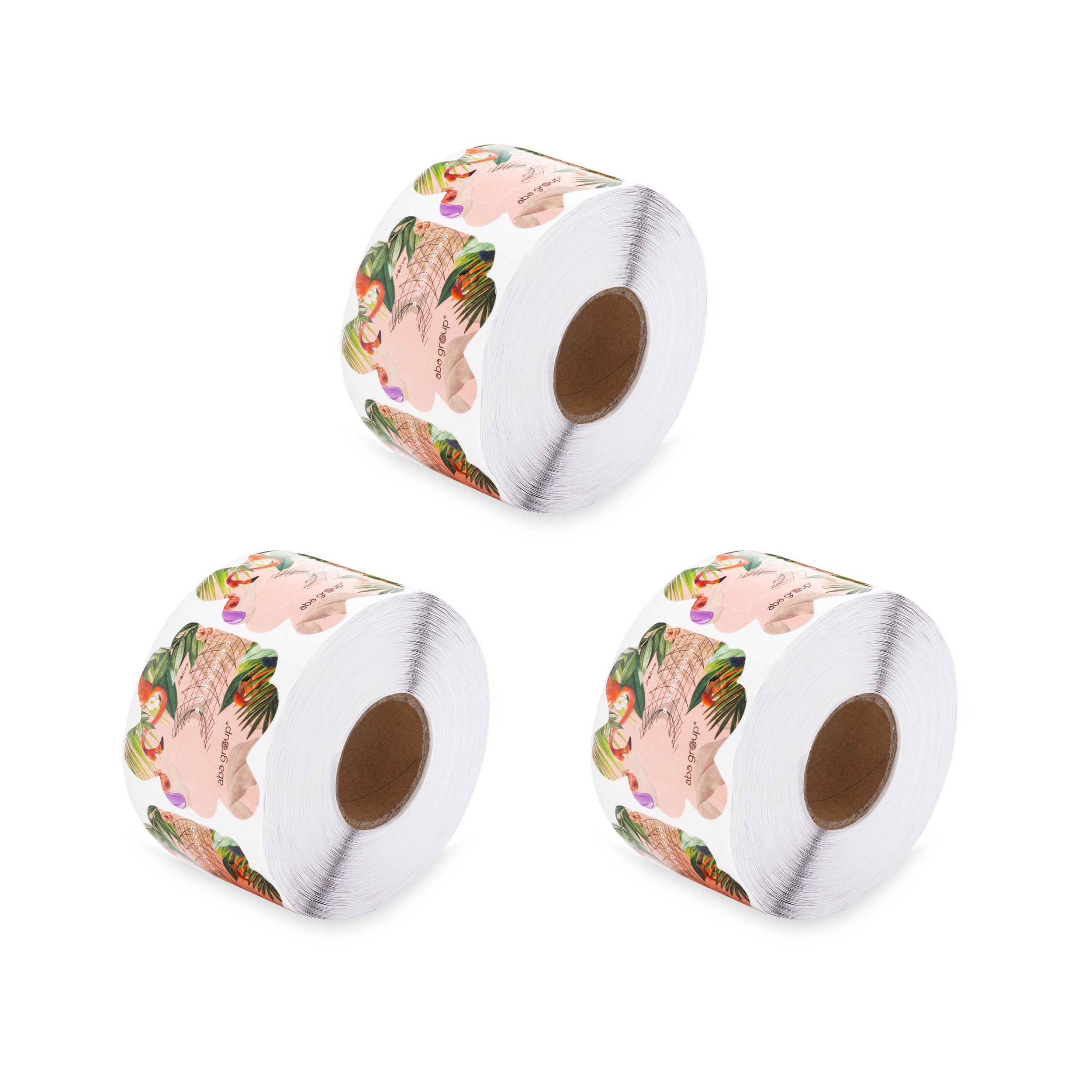 Aba Group Formy/Szablony do przedłużania paznokci – FLAMING, 500 szt. x ...